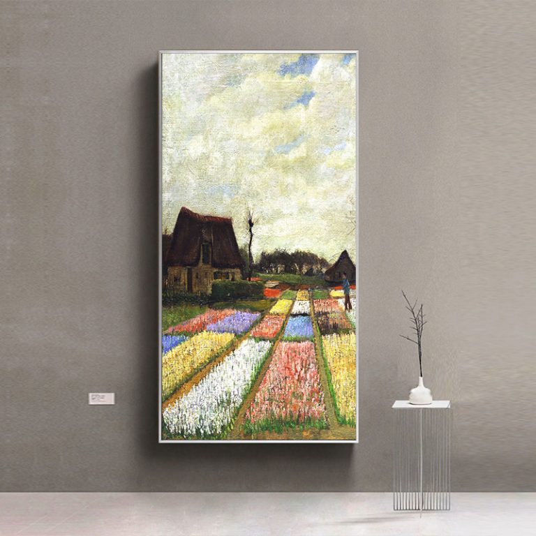 Bulb Fields by Van Gogh – Canvas Giclée Print - Pigment Pool
