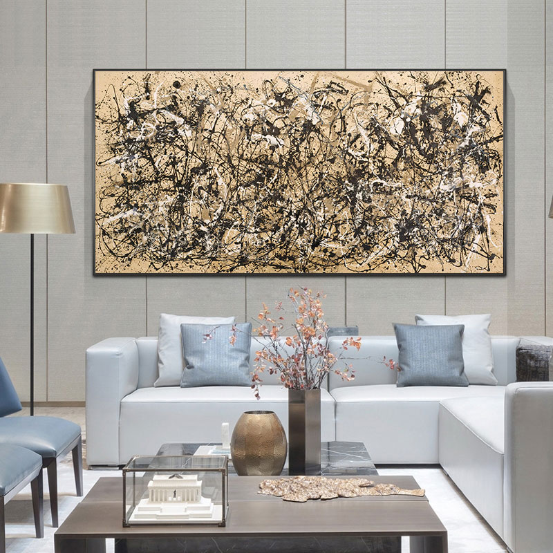 Autumn Rhythm Number 30 By Jackson Pollock Canvas Gicl e Print